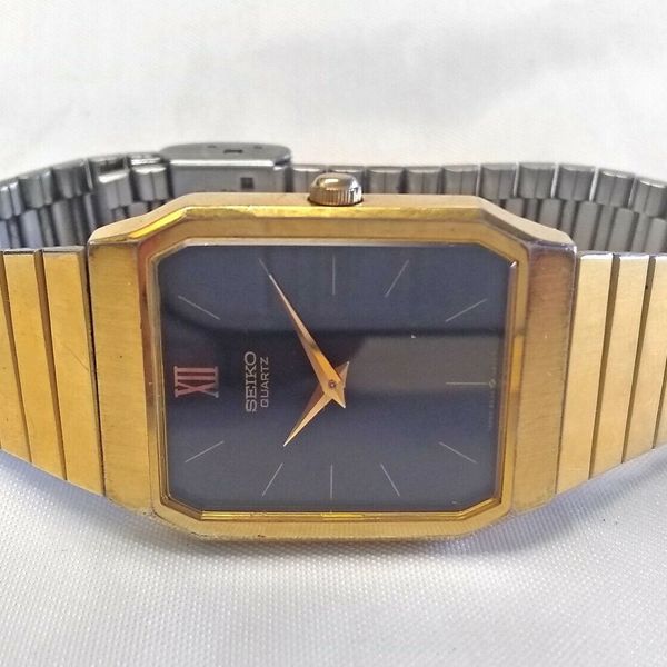 Vintage Seiko Quartz Watch Gold Tone Black Dial 6530-5799 SEE CONDITION Mens | WatchCharts