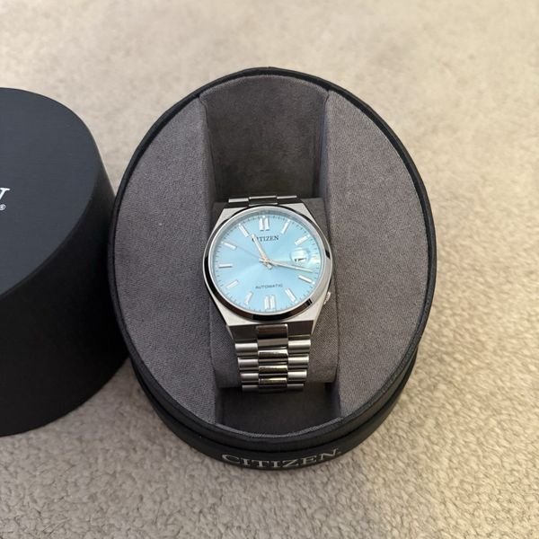 Citizen Tsuyosa Ice Blue Automatic Watch 40mm 8210-S126967 Boxed ...
