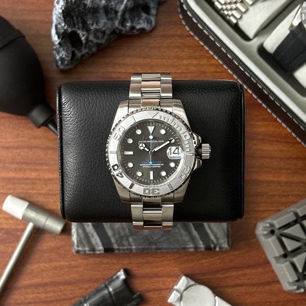 [Built] Seiko Yachtmaster in Rhodium Dial | WatchCharts Marketplace