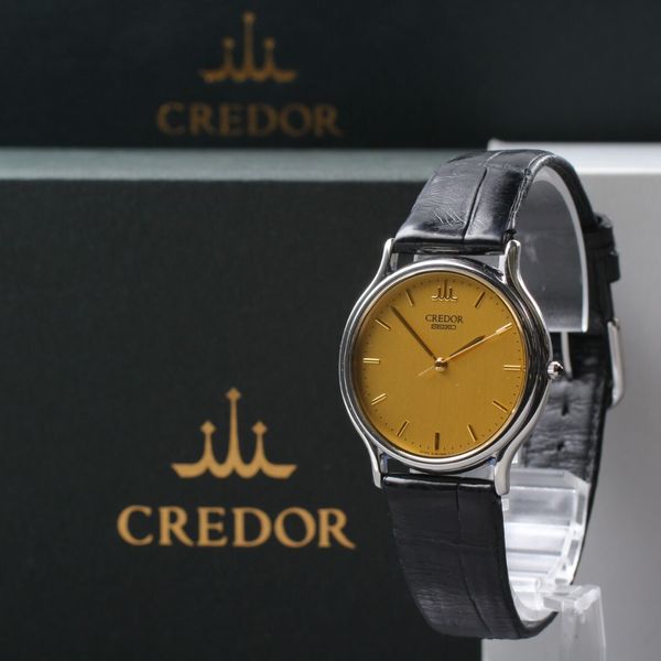 [ MINT ] 2009 SEIKO Credor Signo GCAR051 8J81-6A30 Gold Men's Watch ...