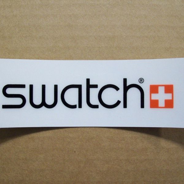 SWATCH WATCH "Non-Stick" STICKER - SMALL | WatchCharts