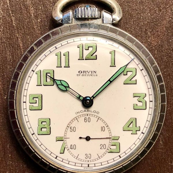 [WTS] 1955 Orvin Pocket Watch by Sears & Roebuck Co. - Radium Lume ...