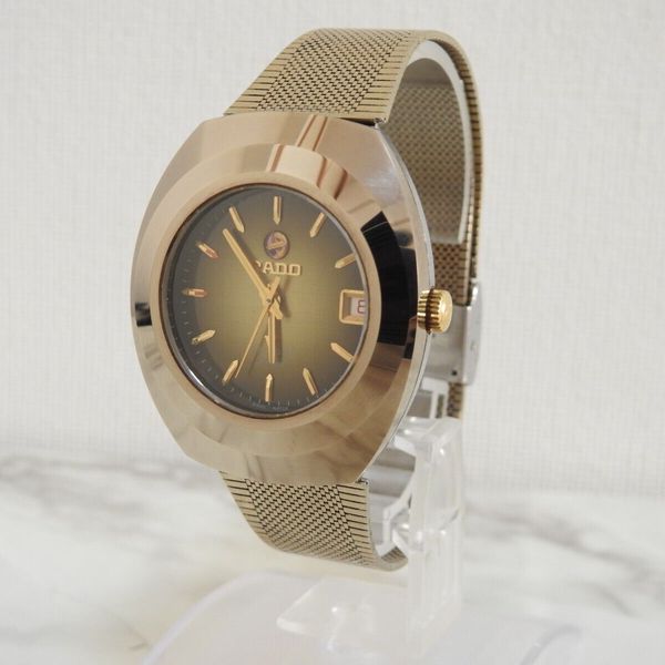 【Working AS-IS】 Vintage RADO BALBOA V Automatic Gold 36mm Mens Watch ...
