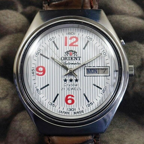 ORIENT 3 STAR AUTOMATIC CAL.46941 JAPAN MEN'S USED OLD WATCH - WORKING ...