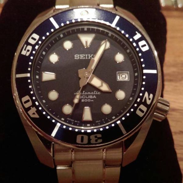 FS: Seiko SBDC003 Blue Sumo. July 2015 production date. Plus 2 ...