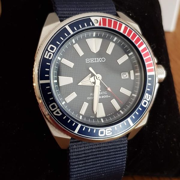 Seiko Samurai SRPB53 K1 Pepsi 250 | WatchCharts