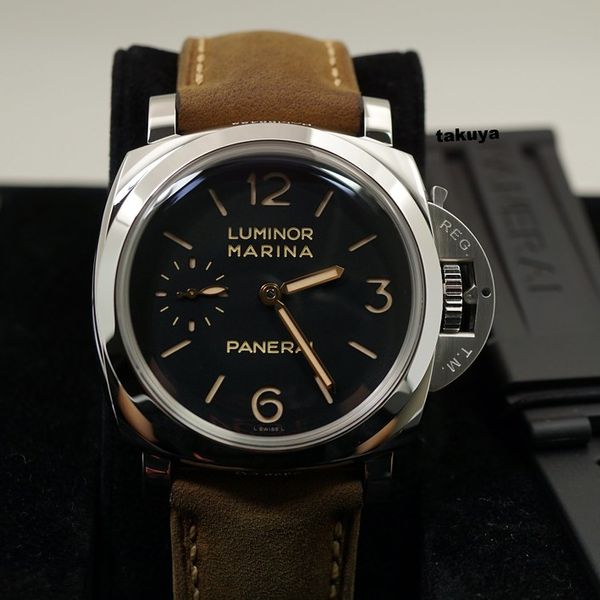 FSOT:MINT Panerai PAM 422 R SERIES 1950 LUMINOR 3 DAYS SS 47MM WARRANTY ...