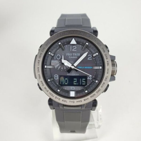 Casio PRG-650Y-1CR PRO TREK Solar Powered Watch ABC Altimeter Barometer ...