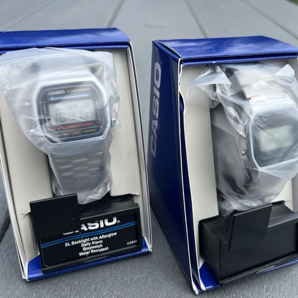 Casio Two Digital Watch Lot - A158 & A168 NIB | WatchCharts Marketplace