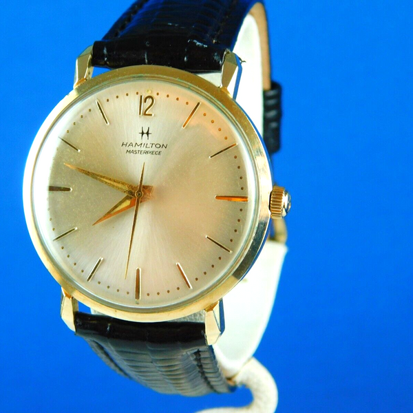 VINTAGE HAMILTON MASTERPIECE 400S 18J CAL. 736 MENS 10K GF WRISTWATCH C ...