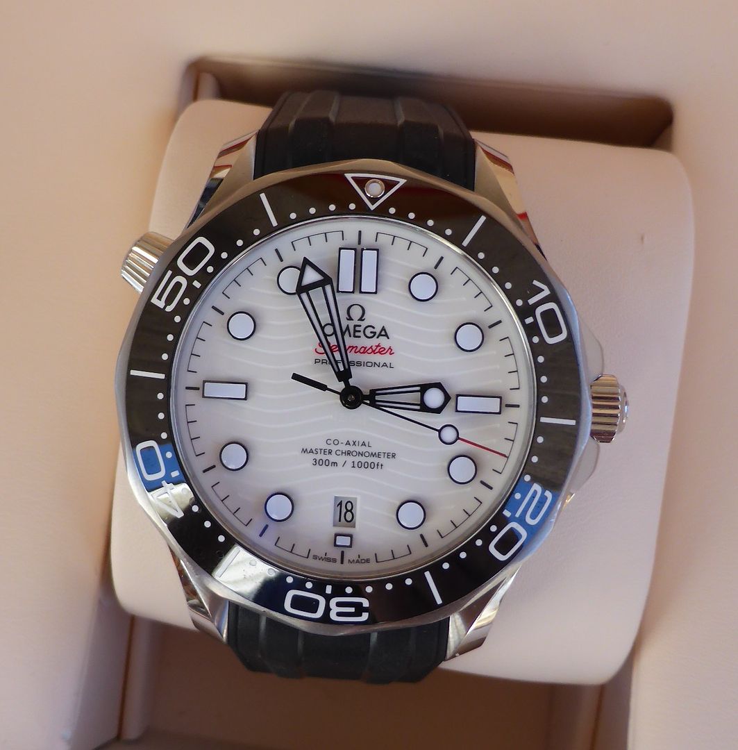 FS: Omega Seamaster White Dial | WatchCharts Marketplace
