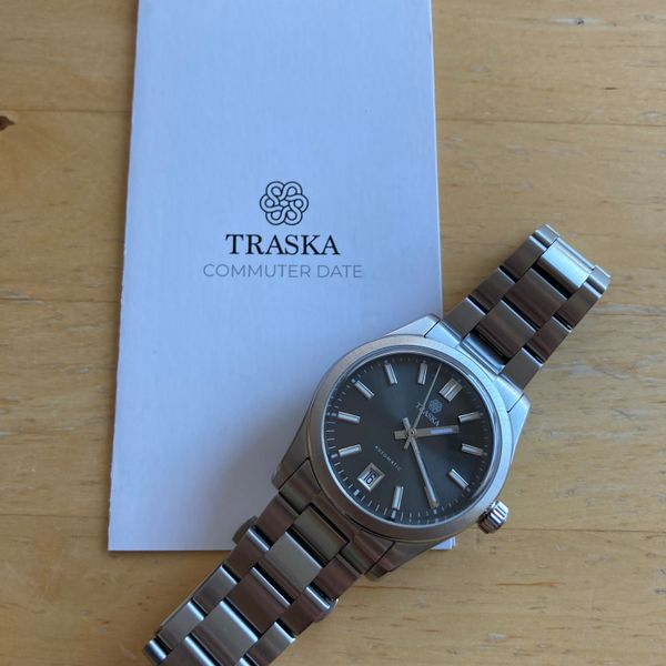[WTS/WTT] Traska Commuter Date 36mm Slate Gray - Full kit | WatchCharts ...