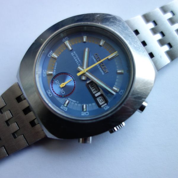 Citizen Automatic Chronograph in Stainless Steel - Flyback Working ...