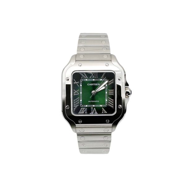 Cartier De Santos medium green unworn wssa0061 Dec 2025 | WatchCharts ...