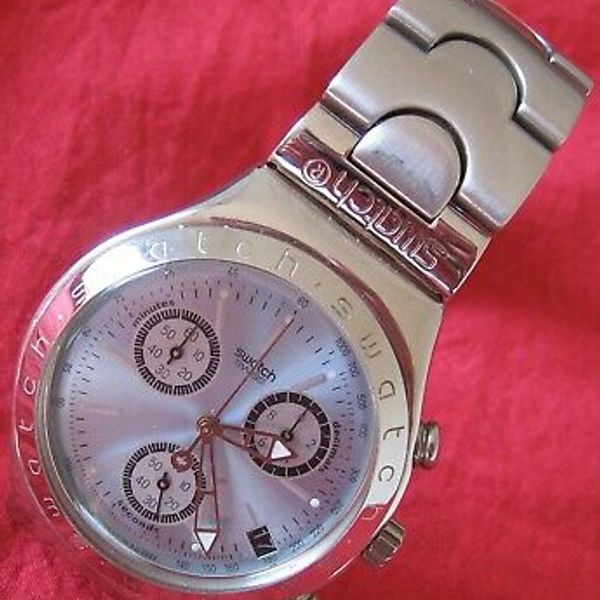 SWATCH Irony Chrono Wheeling – YCS 408 G – NEU | WatchCharts Marketplace