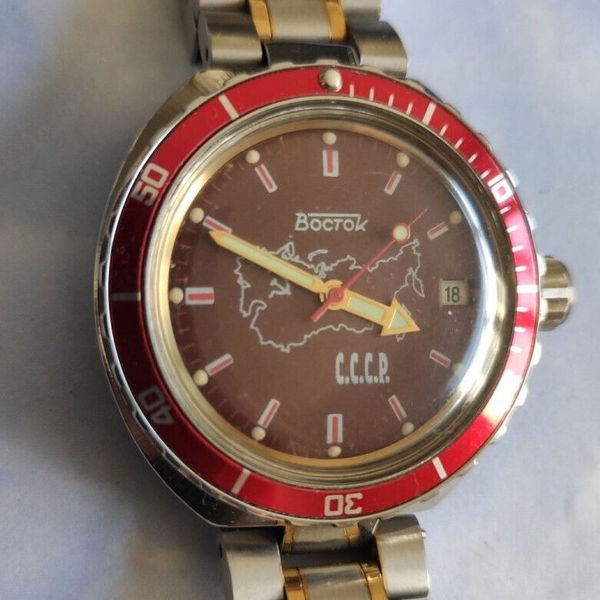 RUSSIAN Rare Watch Vostok Amphibia Original Automatic 2416 ...