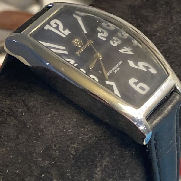PASTORELLI deep Blue dial face silver tone lady's wristwatch New ...