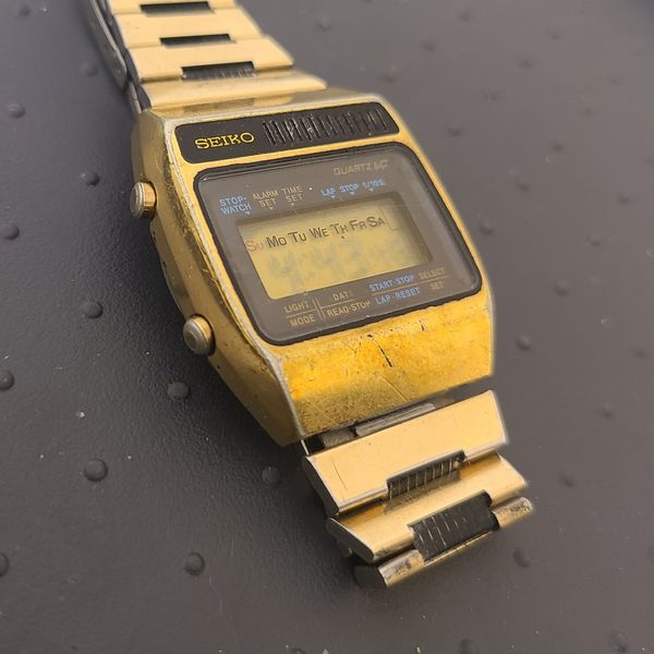 â Vintage Seiko Digital Quartz LC A159-5019-G Watch â New Battery, WORKING | WatchCharts Marketplace