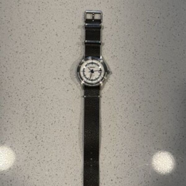 Seiko Presage GMT Automatic Brown Leather Men's Watch SSK015 Used ...