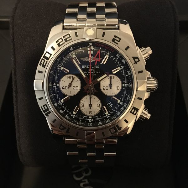 FSOT: MINT Breitling Chronomat 44 GMT Panda Dial Automatic Watch (B04 ...