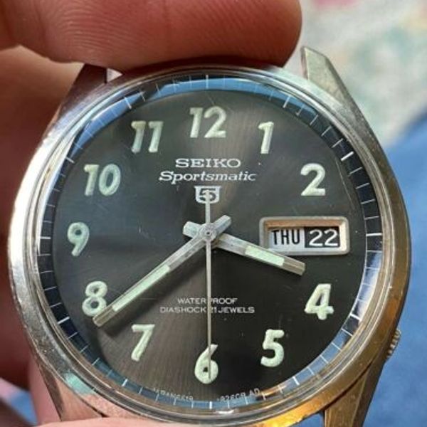 Rare Vintage Seiko 5 Sportmatic Automatic 6619-8060 MACV SOG (Runs ...