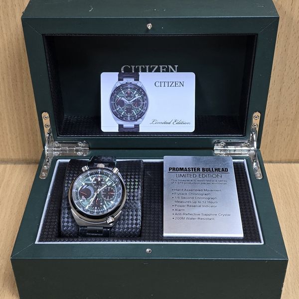 Citizen Limited Edition Promaster Bullhead Racing Chronograph - 139694 ...