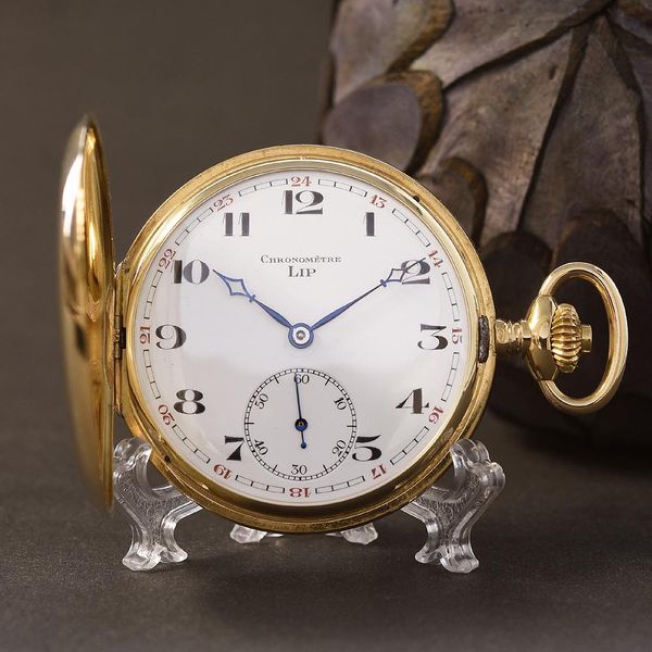 [WTS] 1920s LIP Chronometer 18K Gold Hunter/Savonette Pocket Watch ...