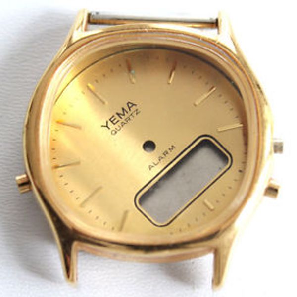 【送 料 無 料】 yema dual display watch case m1355 640, 32 mm f4005 ...