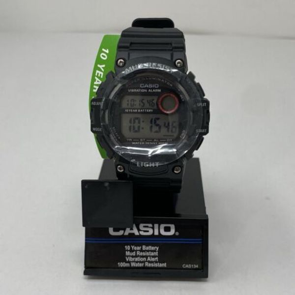 Casio Men's Mud-Resistant Sport Watch, Black TRT-110H-1AV | WatchCharts ...