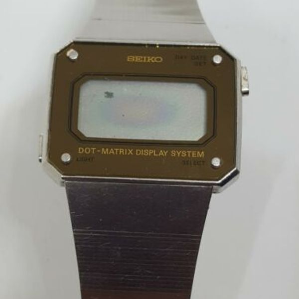 Vintage Seiko Dot Matrix Display System D031-410HRO Watch | WatchCharts ...