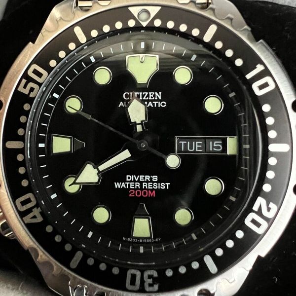 Citizen Promaster Sea Automatic Black Dial Men's Wristwatch NY0040-09E ...