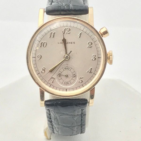 1940's Rare Longines Single Button Flyback Chronograph Ref. 3318 Men's ...