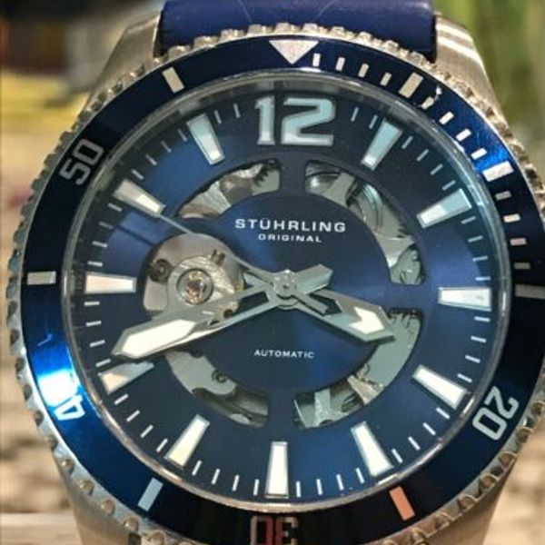 From State Sale Original Stuhrling Automatic Men’s Watch Cal : ST-90050 ...