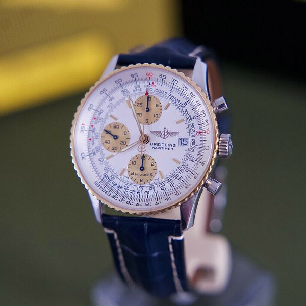 Breitling Navitimer Stainless / 18k Ref D13322 Mint Condition Men's ...