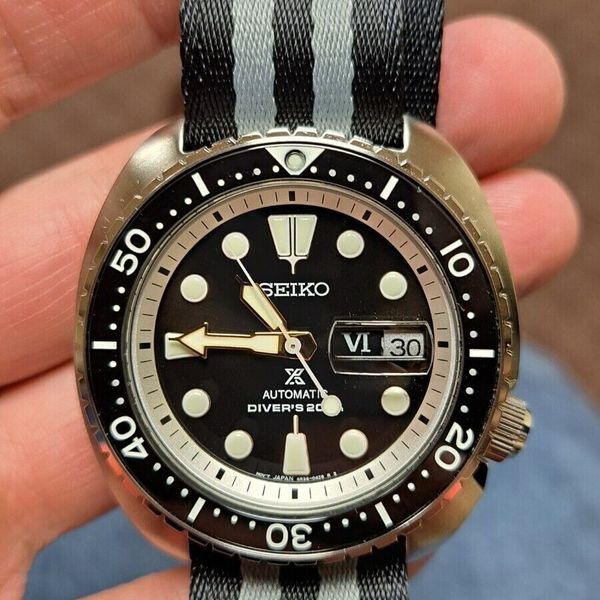 NEW SEIKO SRPE05 King Turtle Automatic Diver's Watch - SRPC44 BLACK ...