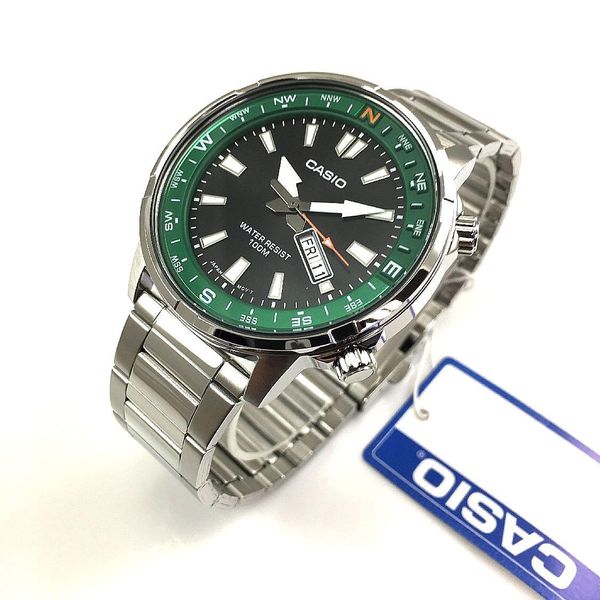 Casio MTD130D-1A3 Men's Pilot Aviator Style MTD-130D Steel Watch | WatchCharts Marketplace