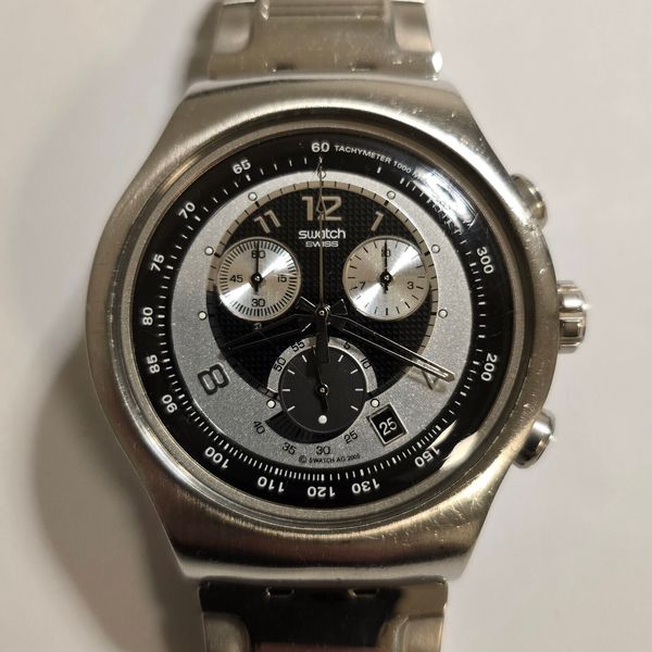 Swatch Irony Chrono Orologio BIG IN BLACK YOS409 Cronografo AG 2005 ...