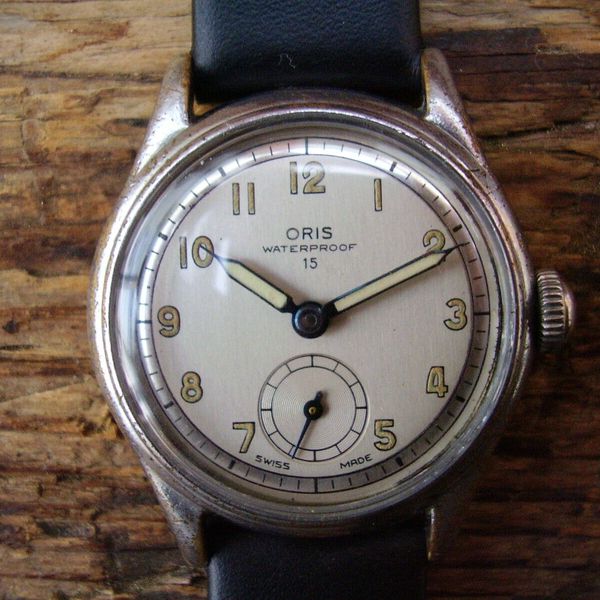 Lovely Vintage Oris Military Style Gents Wristwatch. | WatchCharts Marketplace