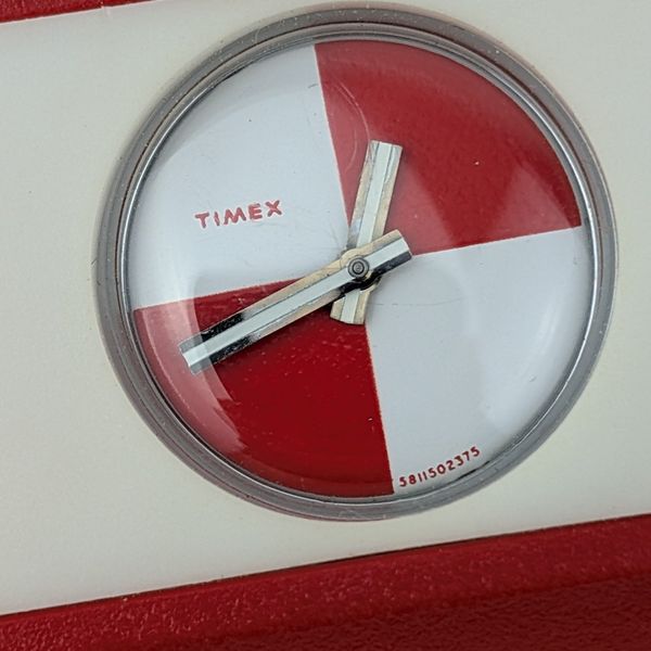 NON RUNNING AS-IS PARTS REPAIR Vintage Timex Square Fun Timer Watch ...