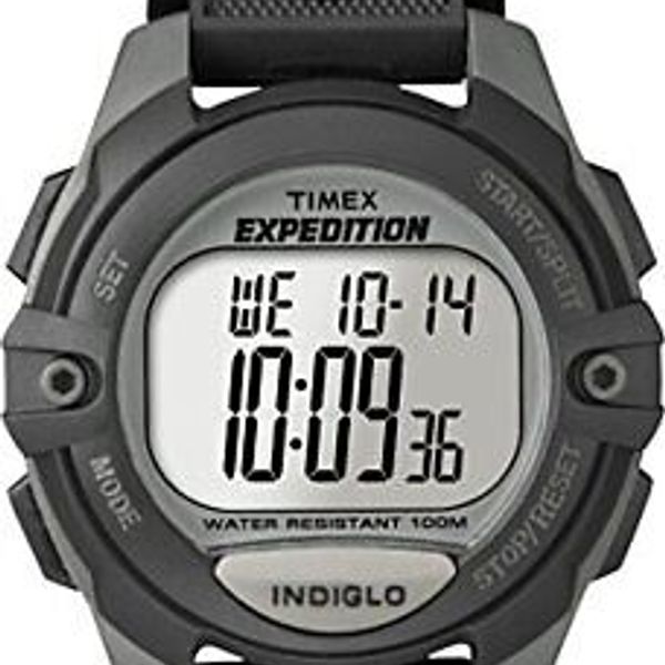 Timex Men's T40941 Expedition Full-Size Digital CAT /Black Resin Strap ...