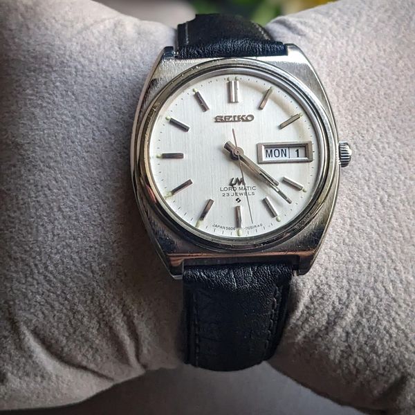 [WTS] 1970's Seiko Lord Matic Vintage Dress Watch Linen dial | 5606 ...