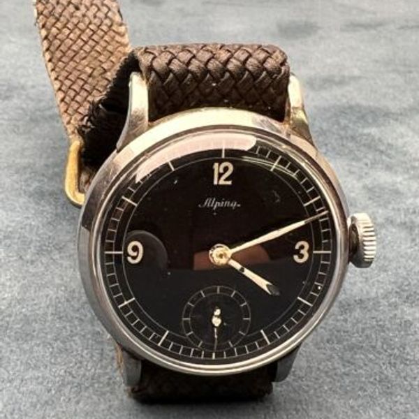 Very Rare Alpina Military Watch WW2 Sector Dial Acier Staybrite ...