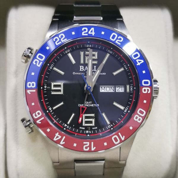 Ball Roadmaster Marine GMT Pepsi 40MM Watch | WatchCharts Marketplace