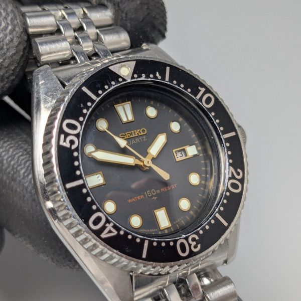 [New Crystal] Vintage 1981 SEIKO Mini Diver 150m 2625-0010 Quartz From ...