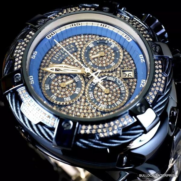 Bulk of 3 Invicta Diamond Watches - TMI Ocean Ma, Thunderbolt, and ...