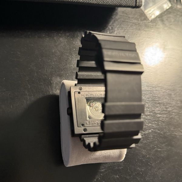 Rare Hamilton Titanium Code Breaker Automatic Watch. | WatchCharts ...