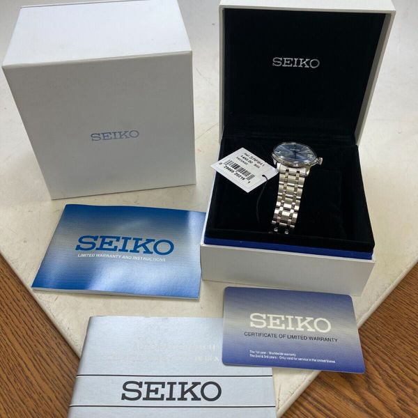 NEW Seiko Presage Cocktail Time Automatic Stainless Steel Ladies Watch ...