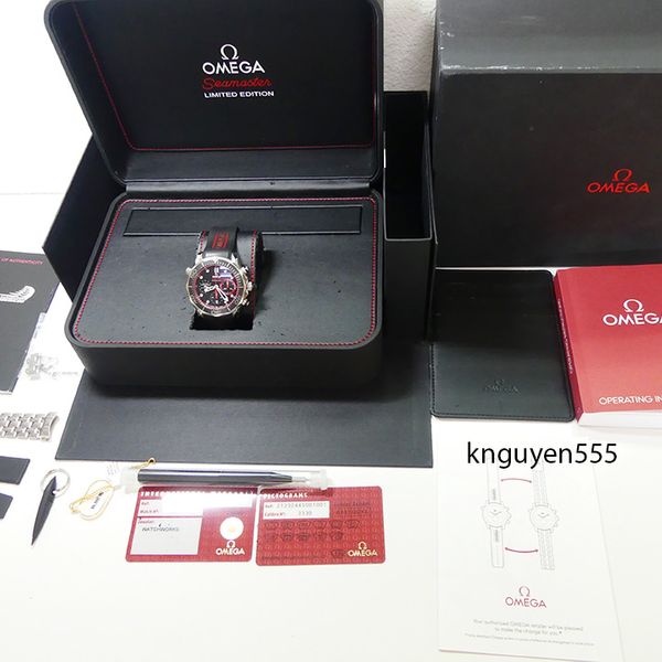 FS Omega Seamaster Diver Emirates Team New Zealand Full Set ...