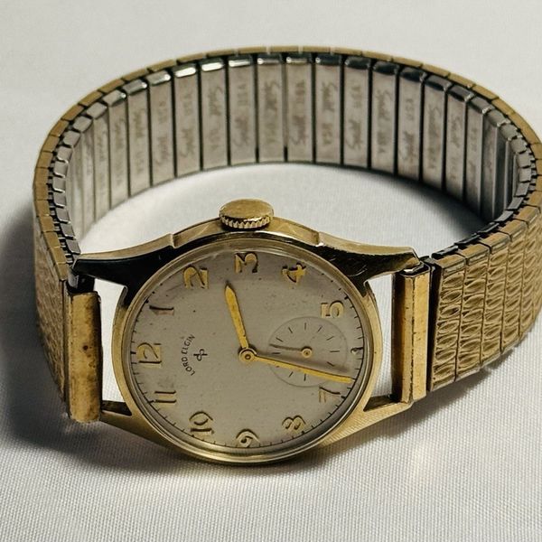 Lord Elgin 14k Solid Gold Watch Model 20, Gr 680 21 J 25yr Burr ...