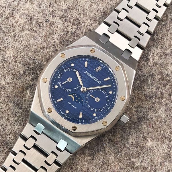 FS: Audemars Piguet Royal Oak Day-Date Moonphase ref 25594 Blue Dial ...